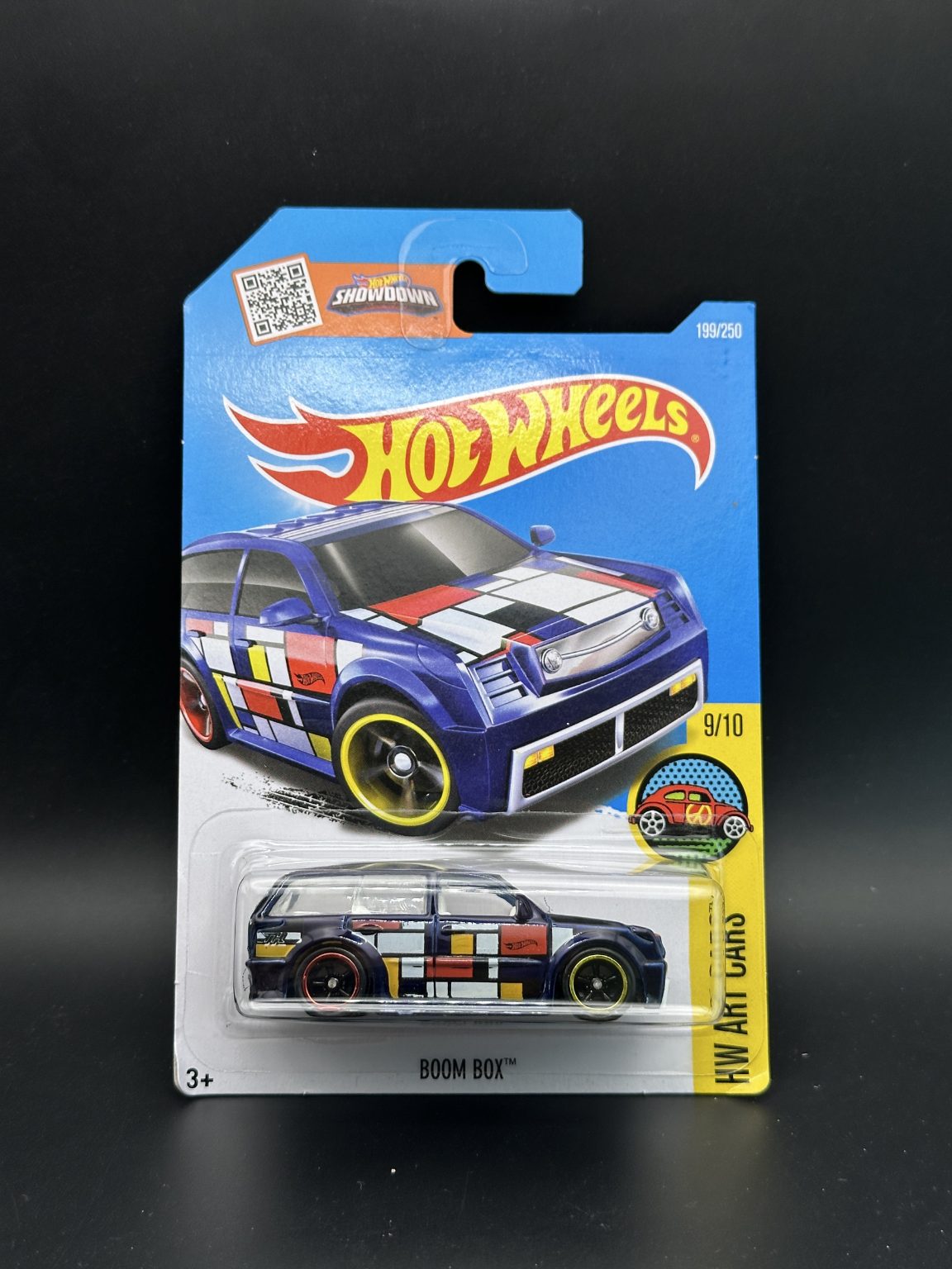 HOT WHEELS - BOOM BOX (2016) - SUPER TREASURE HUNT - HW ART CARS 9/10
